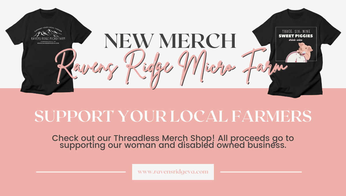 New: Ravens Ridge Merch! – Ravens Ridge Micro Farm